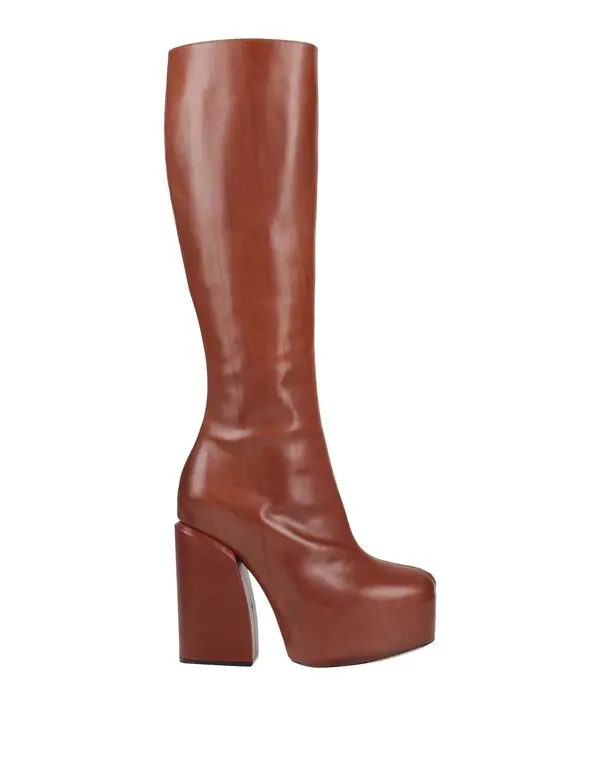 Dries Van Noten Leather Boots - Brown