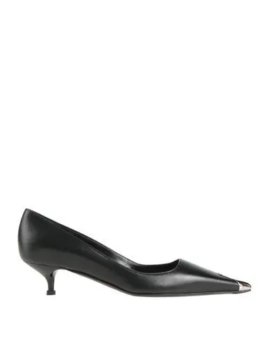 Alexander McQueen Pumps In Calfskin With Kitten Heel