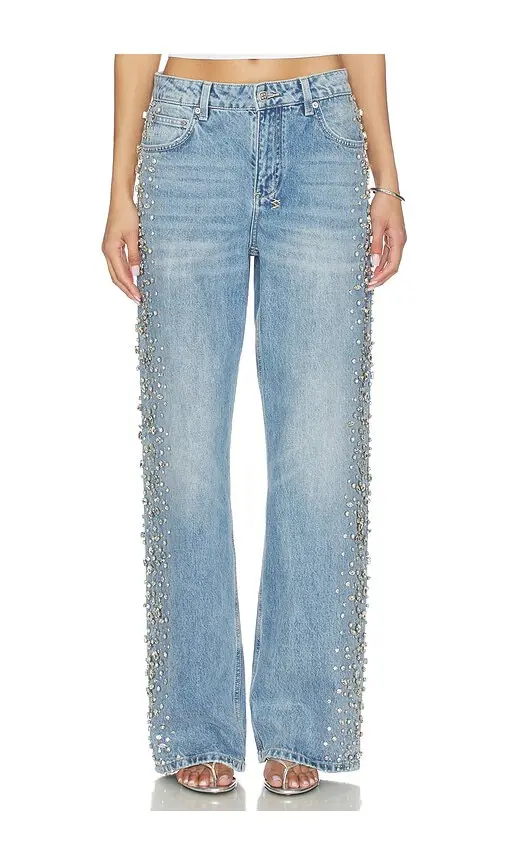 Ksubi Kulture Krystal Wide Leg Jeans