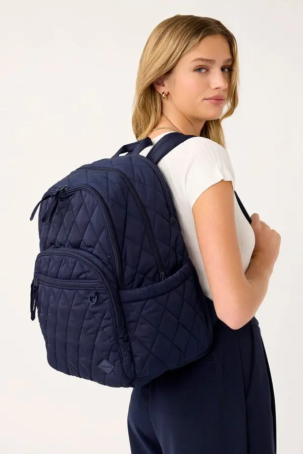VERA BRADLEY Large Bancroft Backpack - Blue