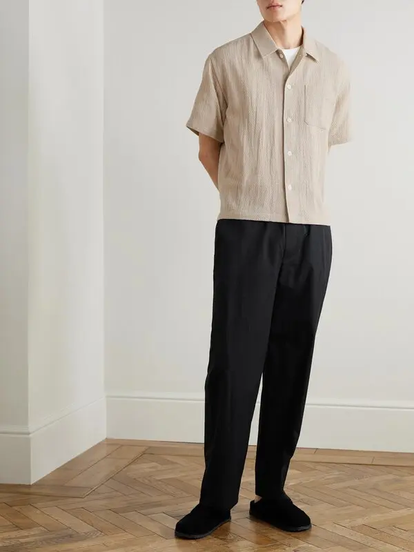 FRAME Cotton-blend Shirt - Neutrals