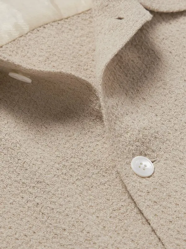 FRAME Cotton-blend Shirt - Neutrals