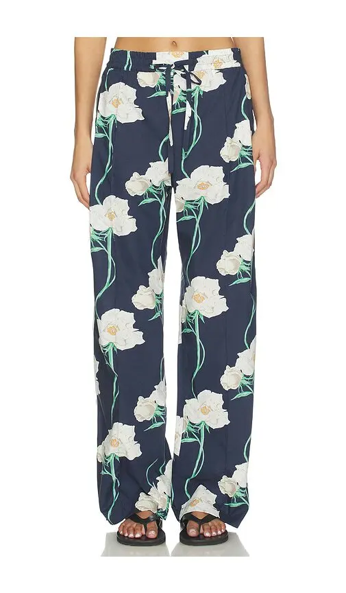 Kenzo Archive Rose Pajama Pant - Navy