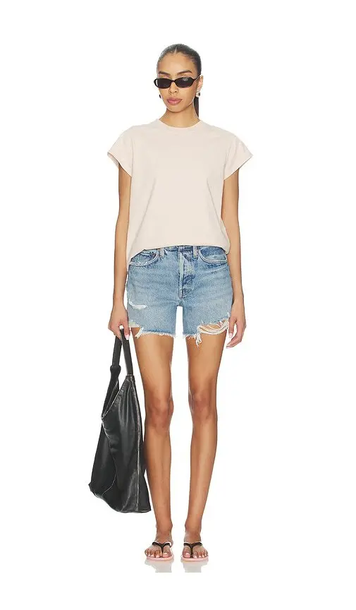 AGOLDE Bryce Cap-sleeve T-shirt