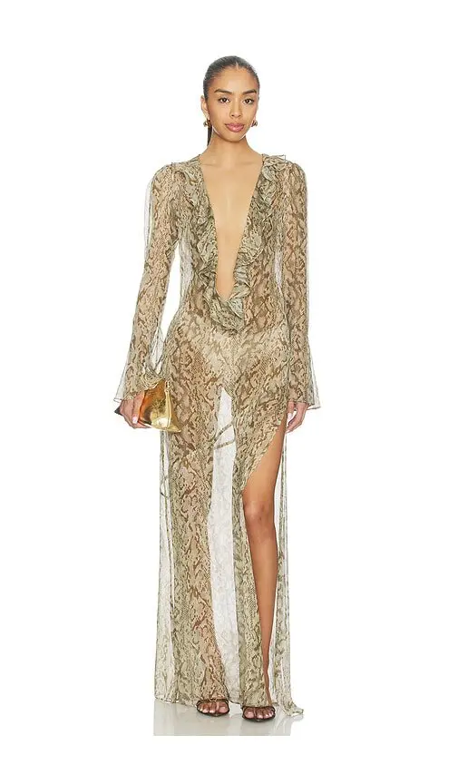 Tularosa Casanita Maxi Dress - Snake