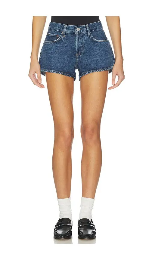 AGOLDE Low Rise Parker Denim Shorts - Enamour