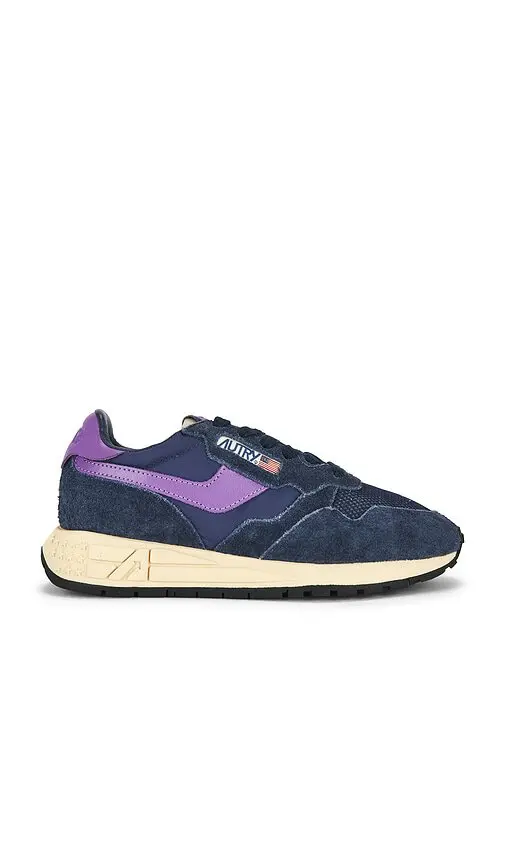AUTRY Reelwind Low Sneaker - Navy & Dewberry