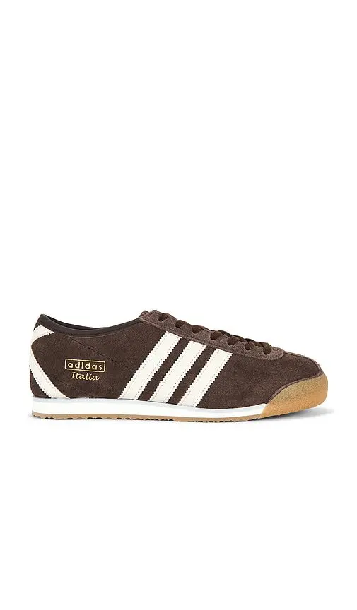 ADIDAS ORIGINALS Italia 70s Sneaker - Dark Brown  Alumina & Gold Metallic