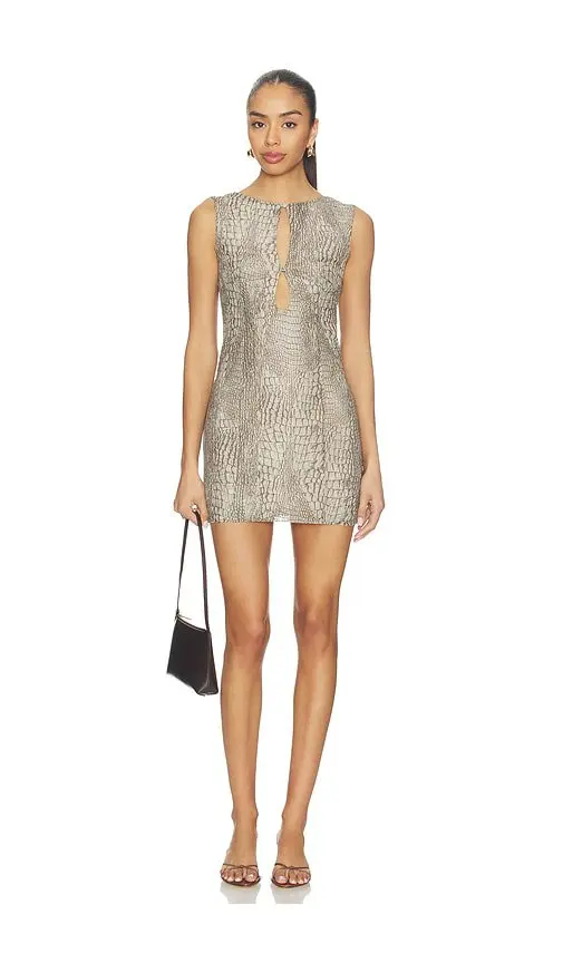 BY.DYLN Sleeveless Cut-out Mini Dress