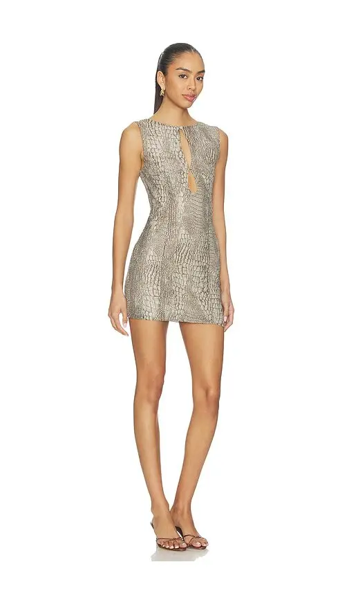 BY.DYLN Sleeveless Cut-out Mini Dress