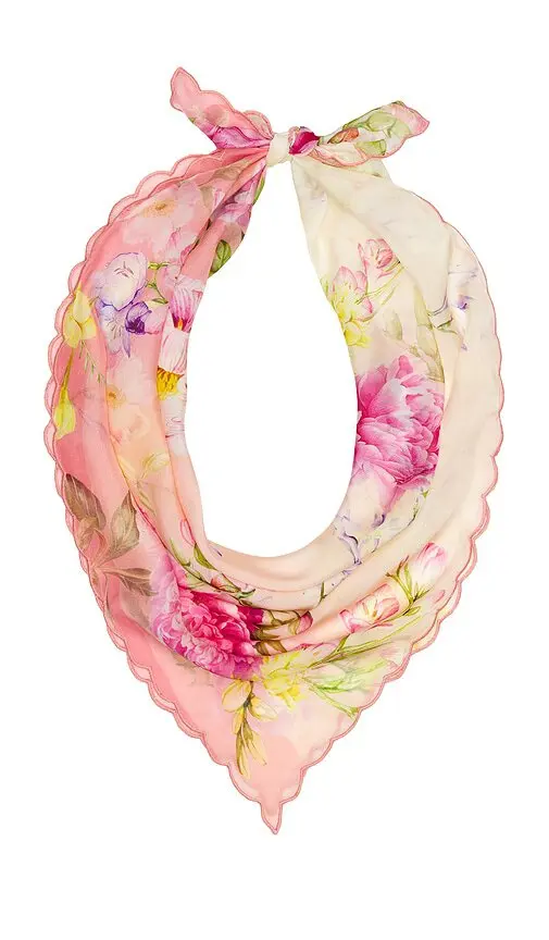 Hemant & Nandita Scarf In Pink - Multi