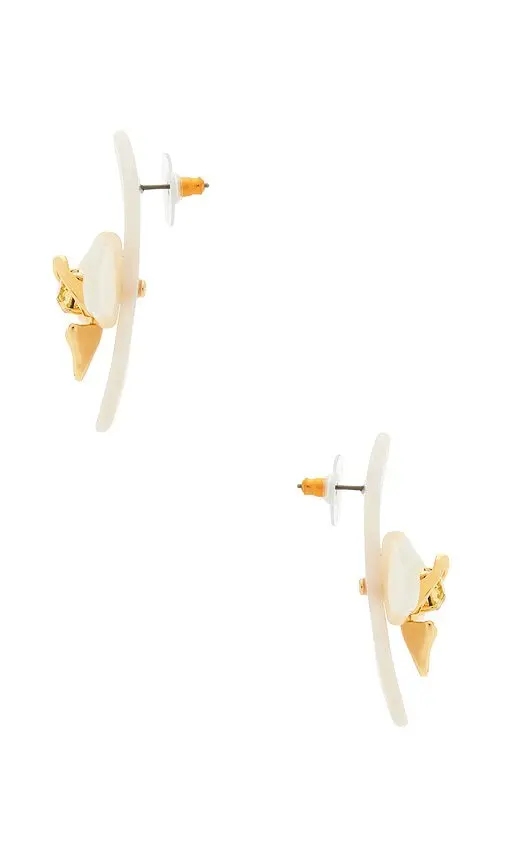 Lele Sadoughi Orchid Earrings