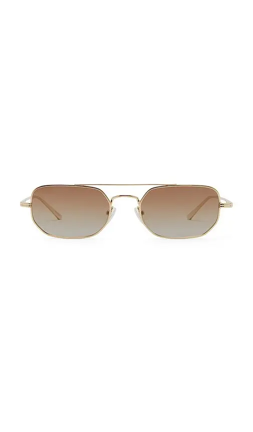 BANBE The Cameron Sunglasses - Gold & Chocolate Fade