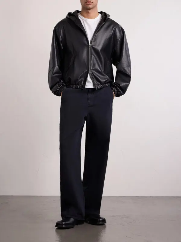 AMOMENTO Cotton Wide-leg Jeans
