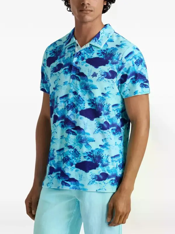 Vilebrequin Coral Reef Terry Polo Shirt