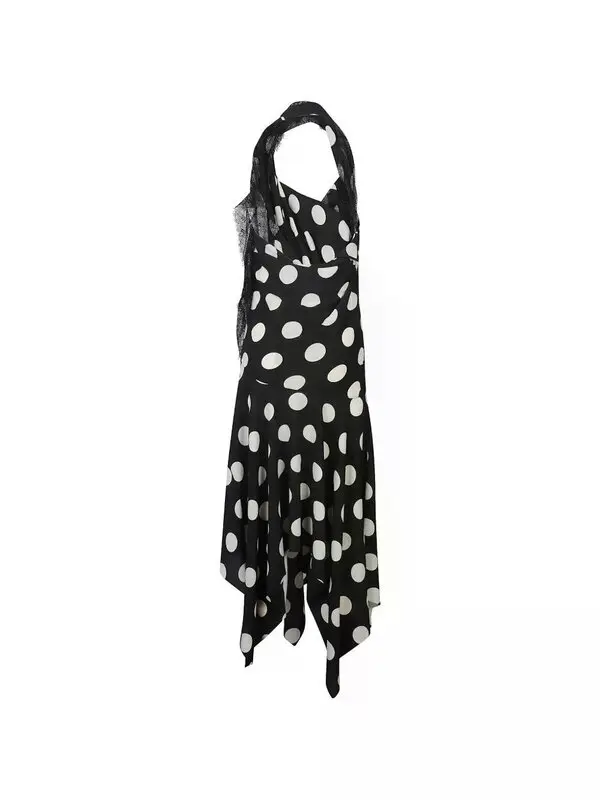 Junya Watanabe Lace-detail Midi Dress