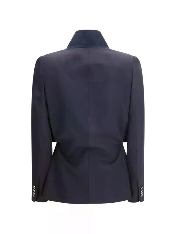 Alexander McQueen Folded-lapel Single-breasted Jacket