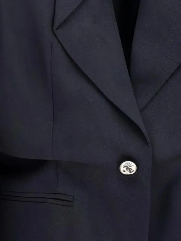 Alexander McQueen Folded-lapel Single-breasted Jacket