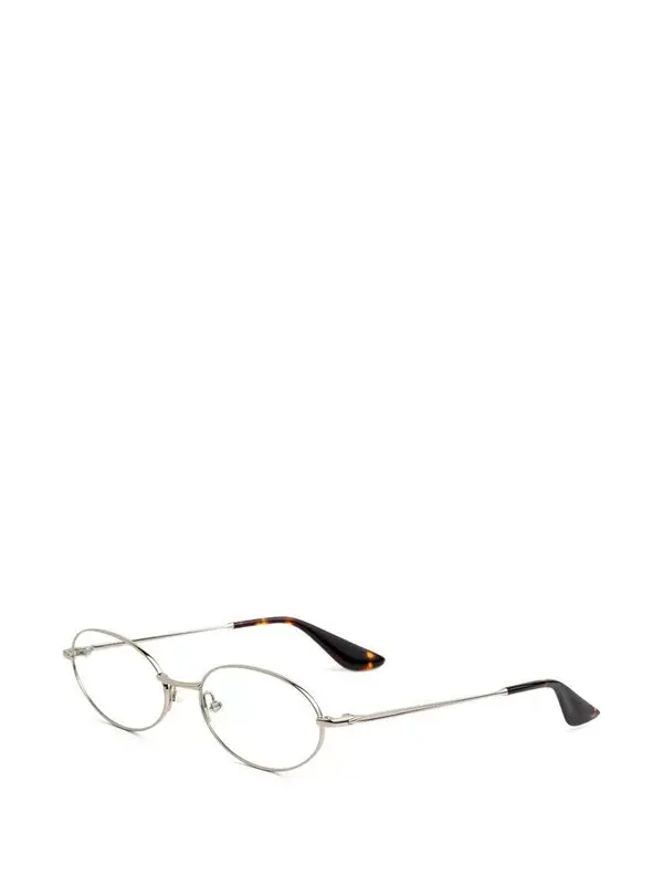 GIGI STUDIOS Isola Oval Frame Glasses - Silver