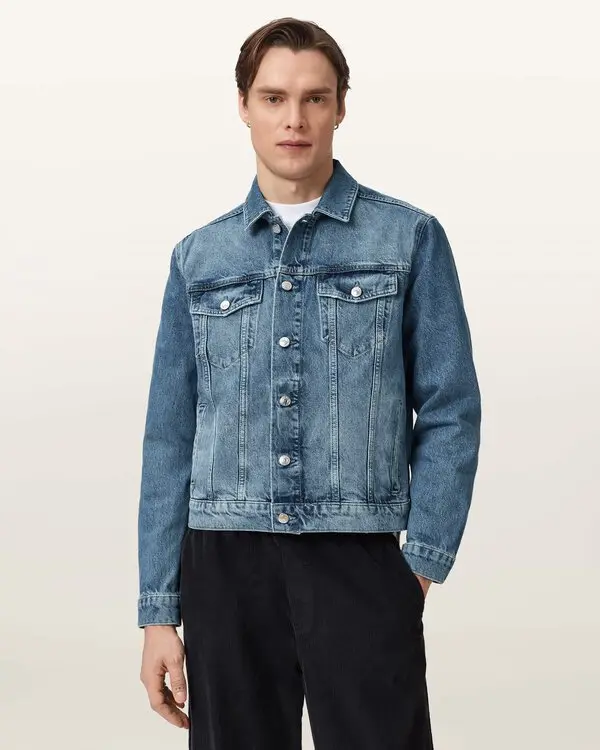 ALLSAINTS Inveroy Denim Jacket - Blue