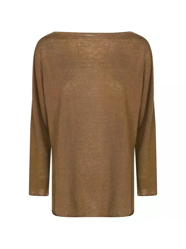 Alpha Studio Linen Neck Over Blouse