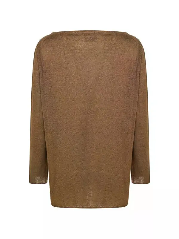 Alpha Studio Linen Neck Over Blouse