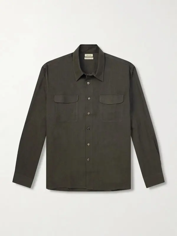 De Bonne Facture Linen Overshirt