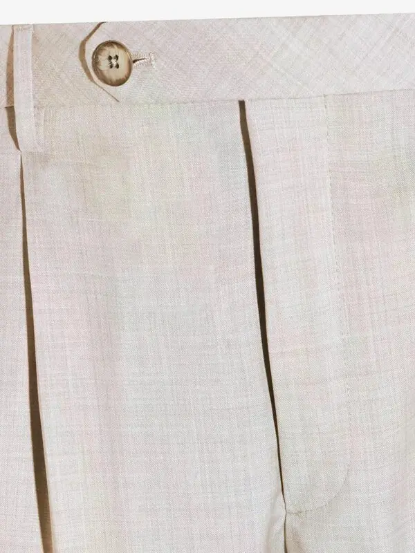 GTA Pleated Button-fastening Trousers
