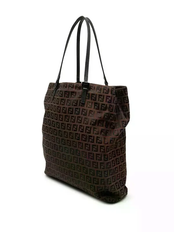 Fendi 2000-2010 Zucchino Canvas Tote Bag