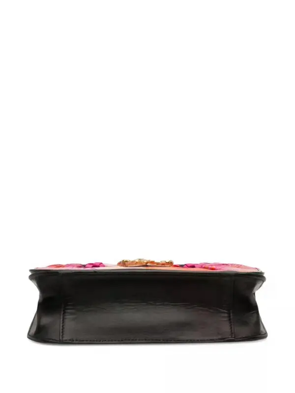 Versace Calfskin Jungle Weave Virtus Satchel