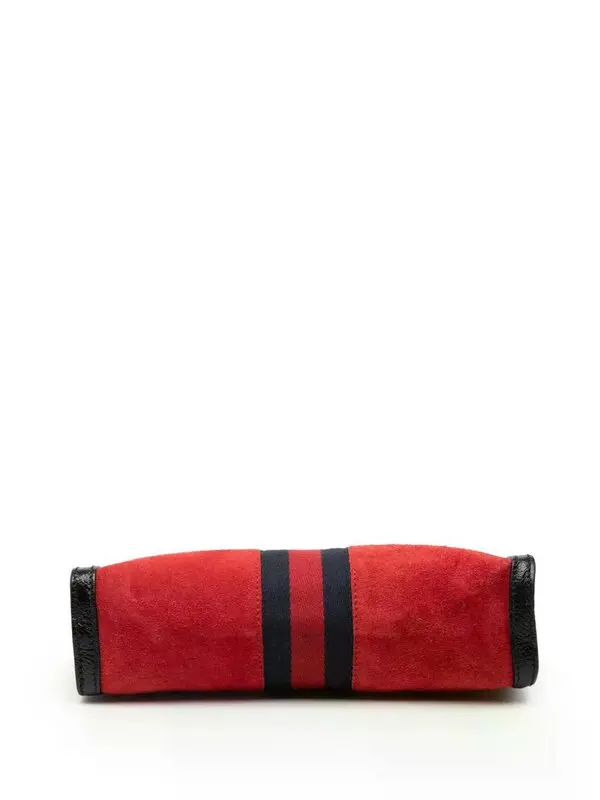 Gucci Small Suede Ophidia Chain Crossbody Bag - Black