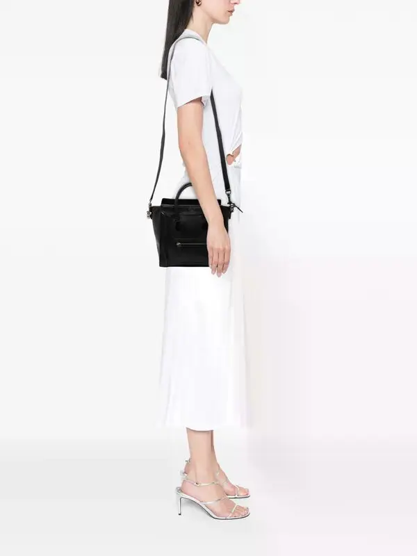 Celine Nano Leather Luggage Tote - Black