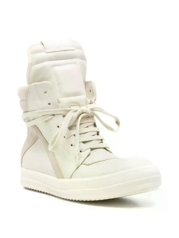 Rick Owens Geobasket High-top Lace-up Sneakers