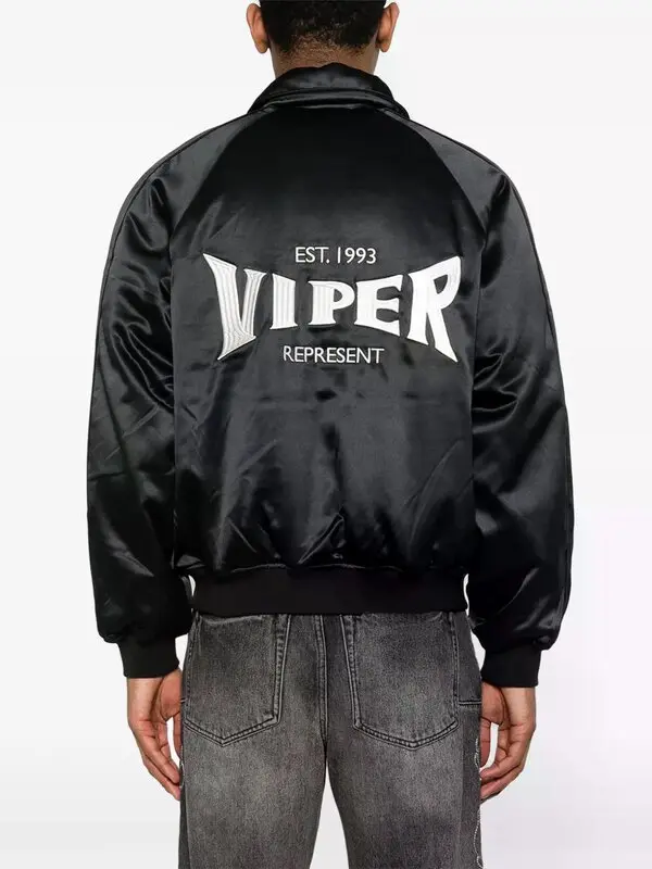 REPRESENT Zip-fastening Jacket With Viper Embroidery
