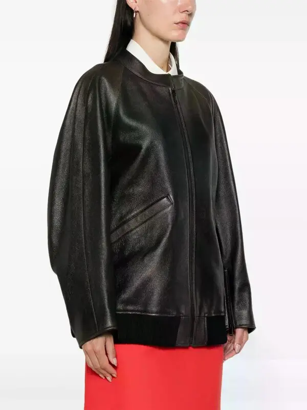 THE ROW Kengia Leather Jacket