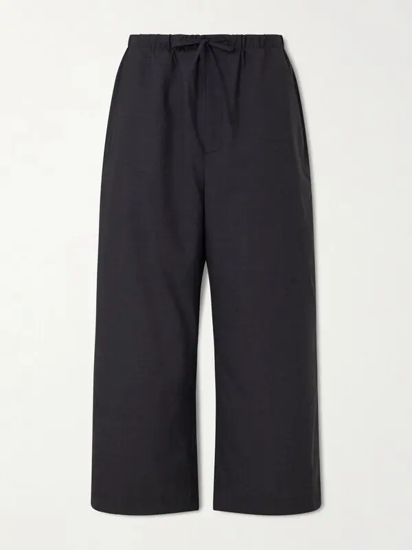 AMOMENTO Straight-leg Wool Trousers