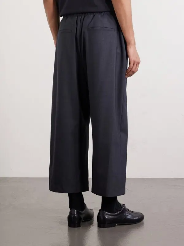 AMOMENTO Straight-leg Wool Trousers