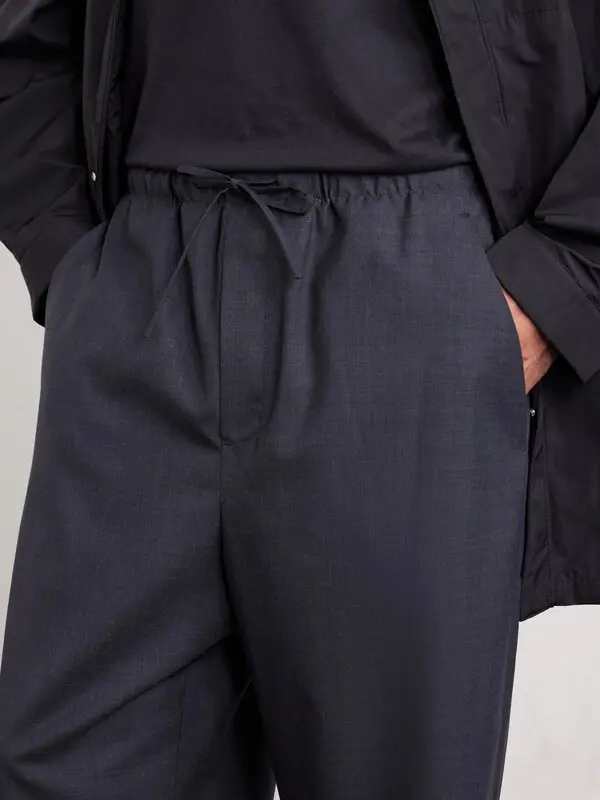 AMOMENTO Straight-leg Wool Trousers