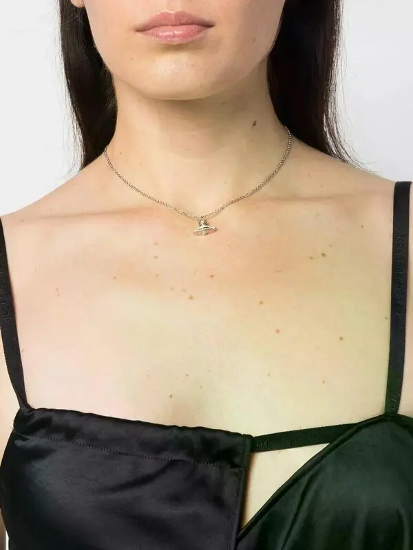VIVIENNE WESTWOOD Orb Pendant Chain Necklace