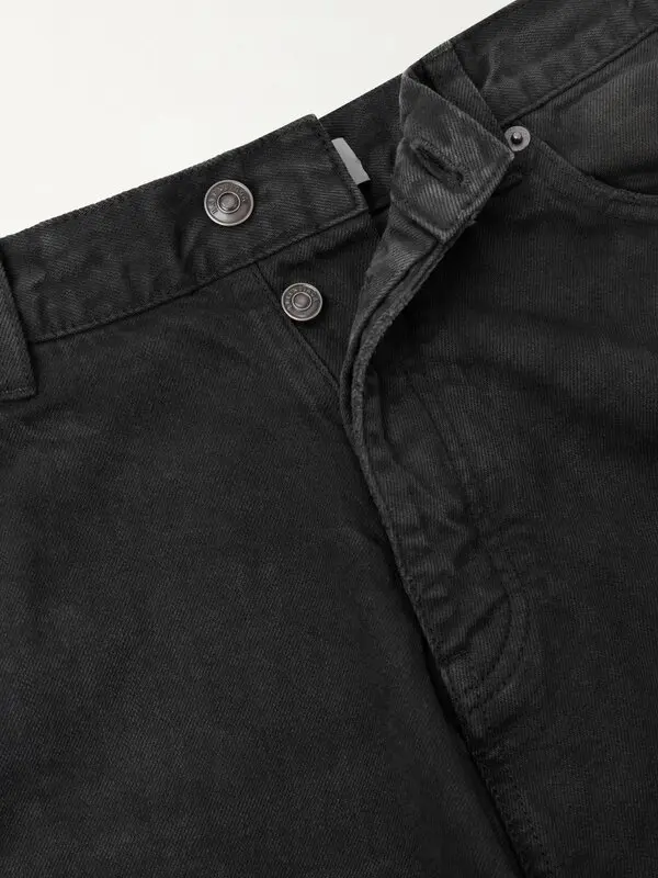 Balenciaga Wide-leg Jeans - Black