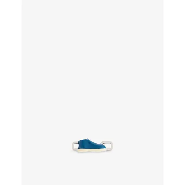 POUBEL Shoe Rhodium-plated Sterling Silver Charm - Blue
