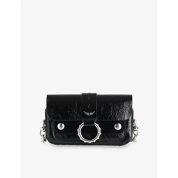 Zadig&Voltaire Kate Leather Wallet Bag - Black