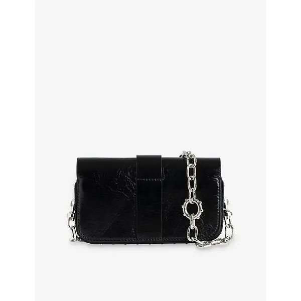Zadig&Voltaire Kate Leather Wallet Bag - Black