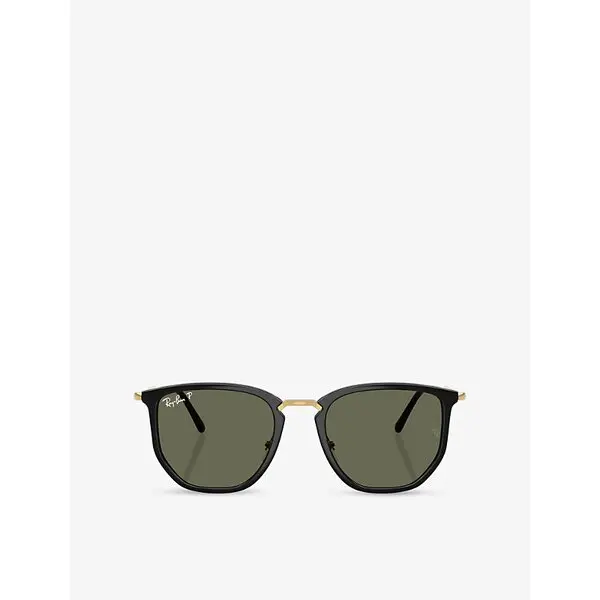 Ray-ban Irregular Frame Nylon Sunglasses - Black