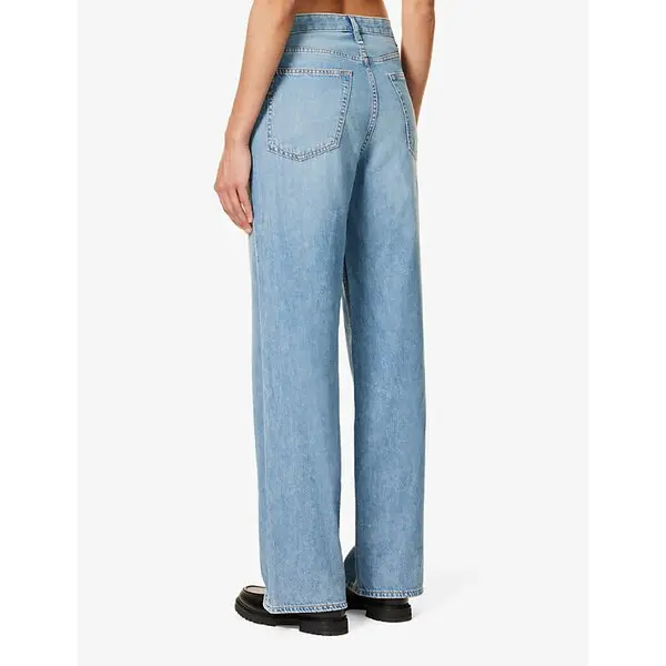 Rag & Bone Logan Wide-leg Mid-rise Jeans - Audrey