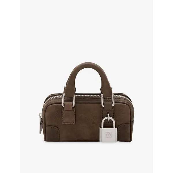 Loewe Amazona Nano Leather Shoulder Bag - Tundra