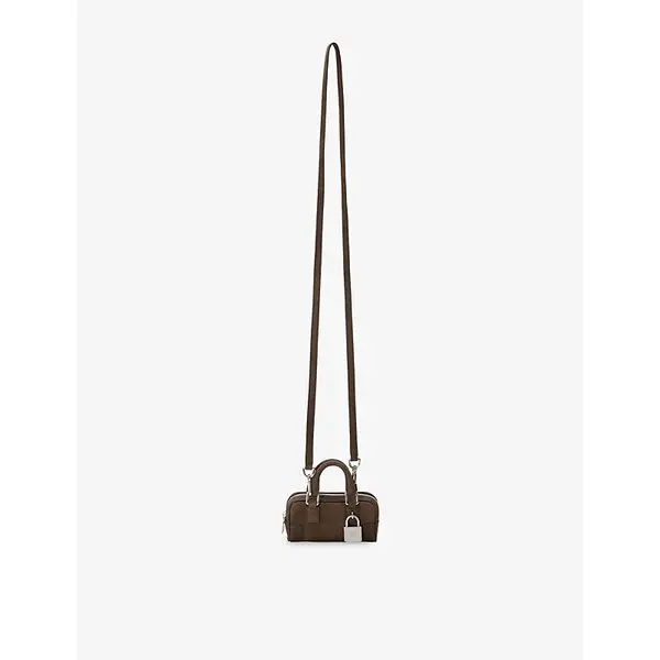 Loewe Amazona Nano Leather Shoulder Bag - Tundra