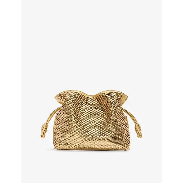 Loewe Flamenco Leather Clutch Bag