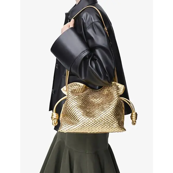 Loewe Flamenco Leather Clutch Bag