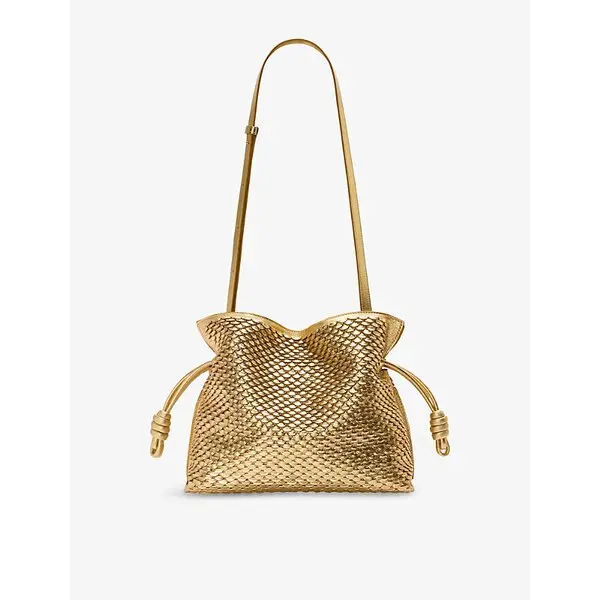 Loewe Flamenco Leather Clutch Bag